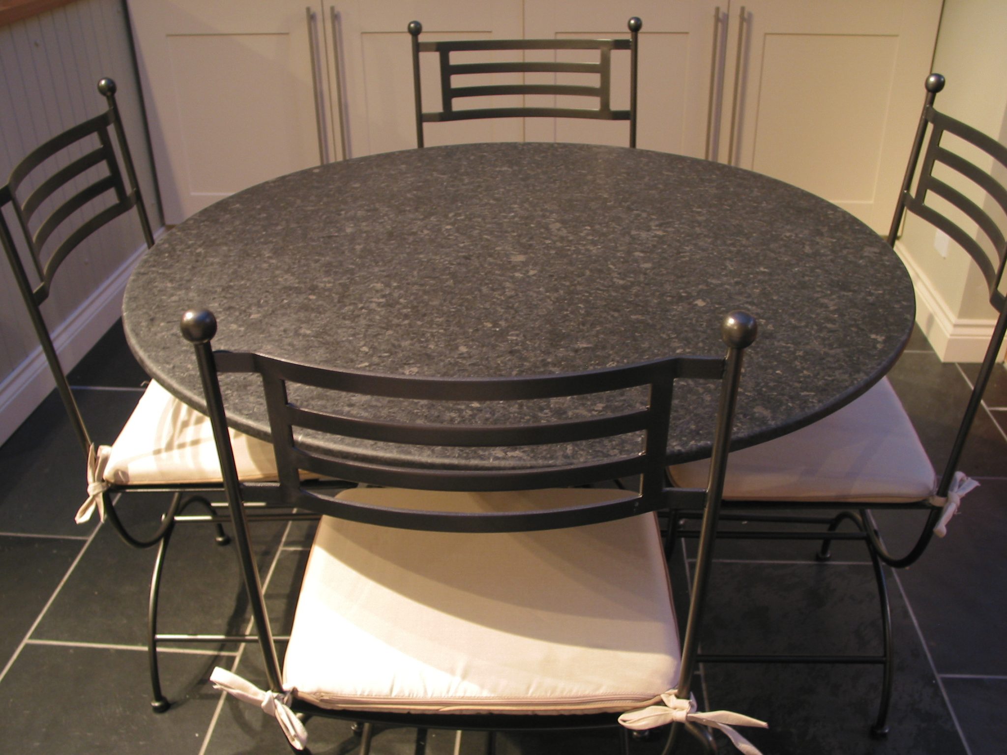 Steel Grey Granite – Mosaic and Stone Tables
